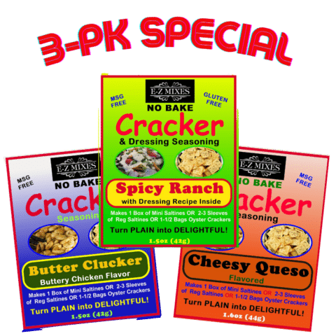 3 Pack CRACKER SEASONING - Simple Salsa Mix