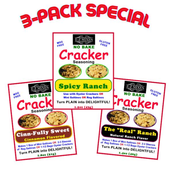 3 Pack CRACKER SEASONING - Simple Salsa Mix